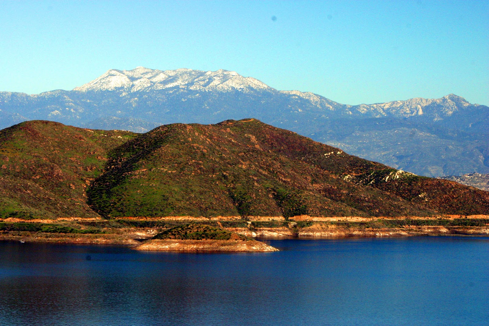 Dan and Eileen on the go: Diamond Valley Lake