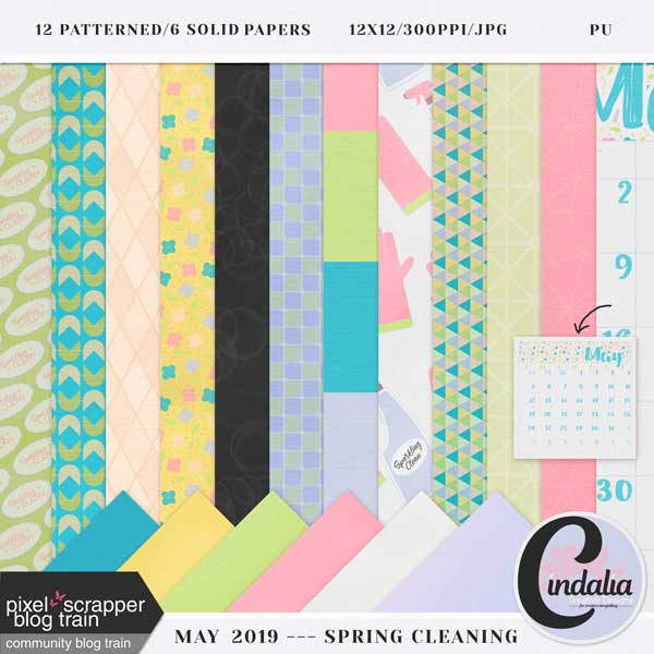 icraft2create: Time For Spring Cleaning and The Pixel Scrapper Blog Train!