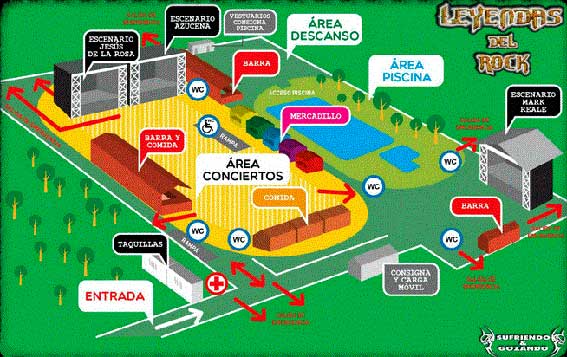 Diario de un Metalhead: LEYENDAS DEL ROCK 2015. Mapas y novedades.