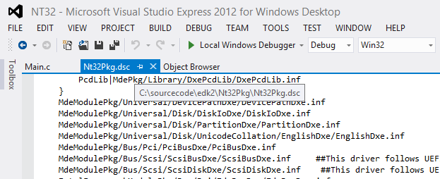 UEFI: HOW-TO: Debug the EDK2's Windows-Hosted UEFI Environment in ...