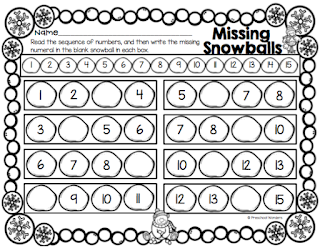 Preschool Wonders: Snow Day! Winter Themed Activities!