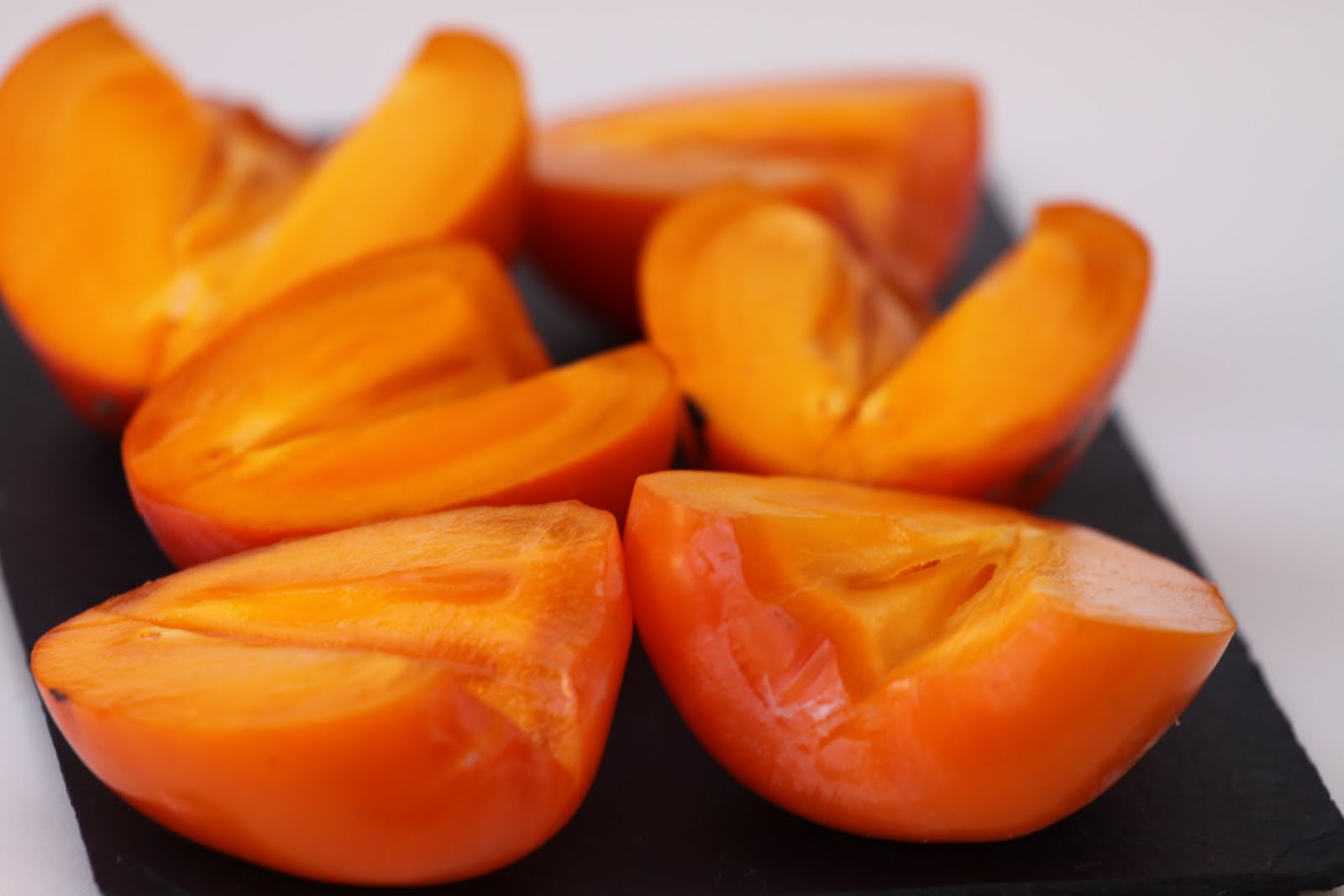 Pots and Frills: Fresh Persimmon Dessert--Light, Easy, and Healthy