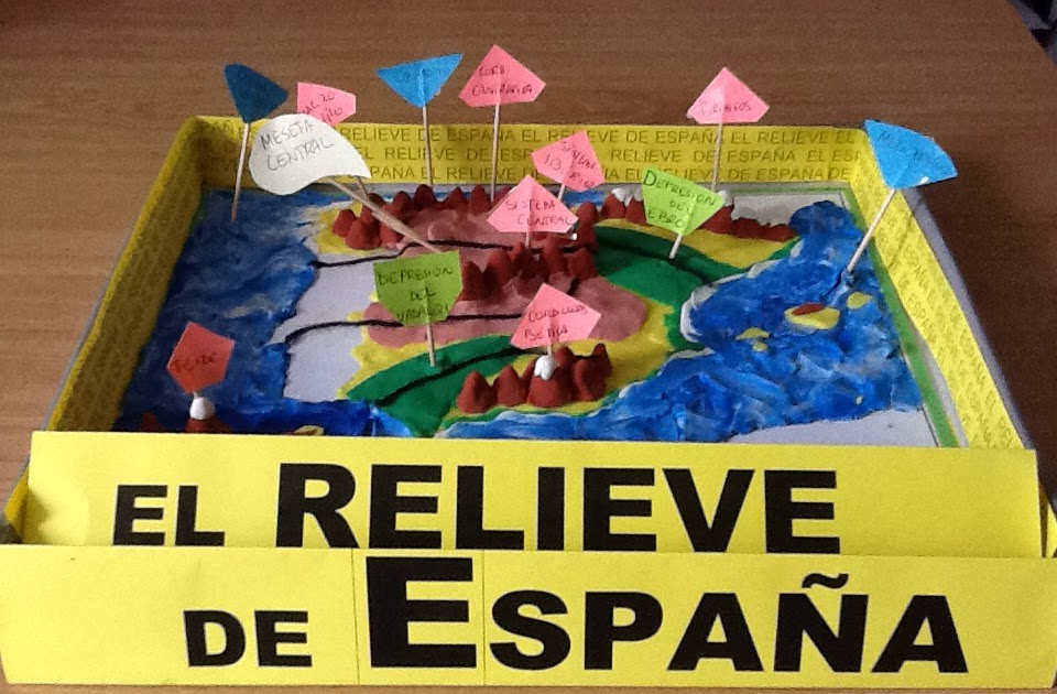 RELIEVE DE ESPAÑA CON PLASTILINA
