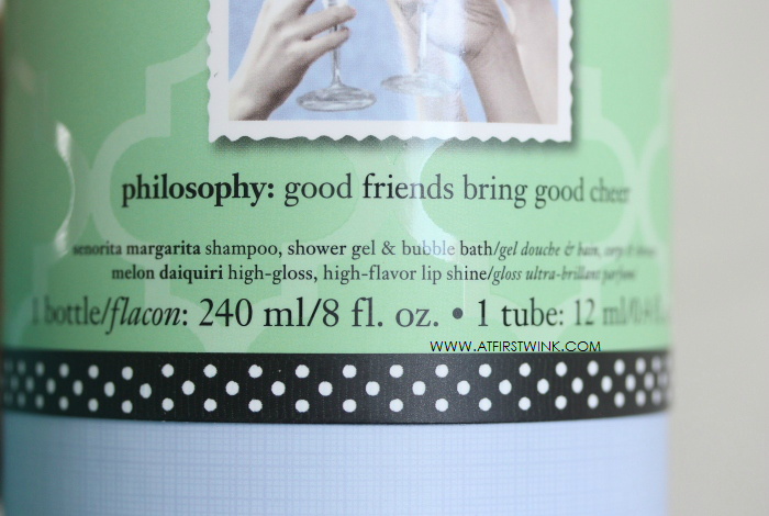 Review: philosophy gift set - the cocktail party