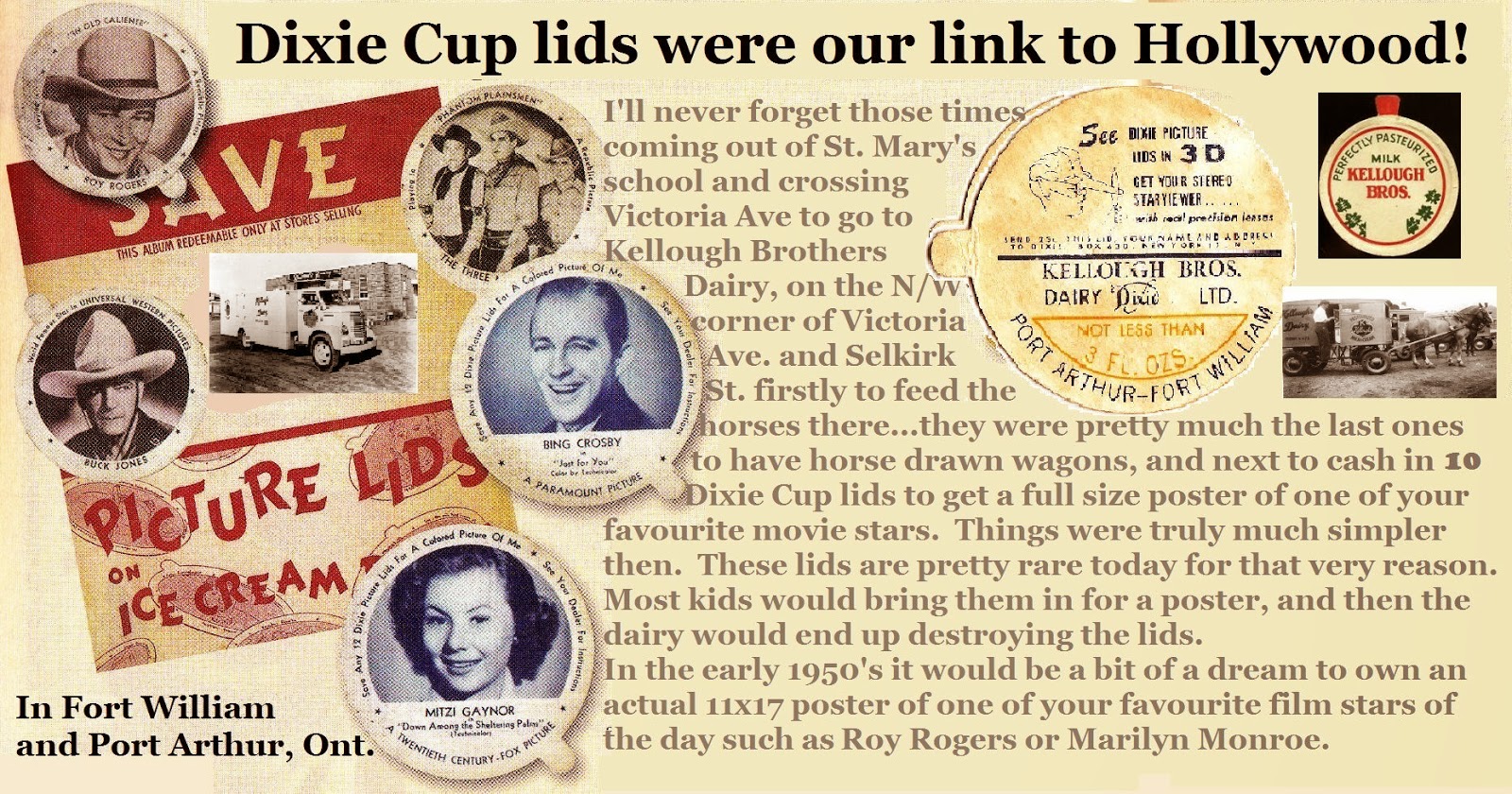 HOT RODS and JALOPIES: AN OLD BIRTHDAY PARTY & DIXIE CUPS.......right ...