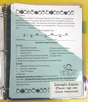 Homework Binders for Pre-K, Kindergarten, and First Grade