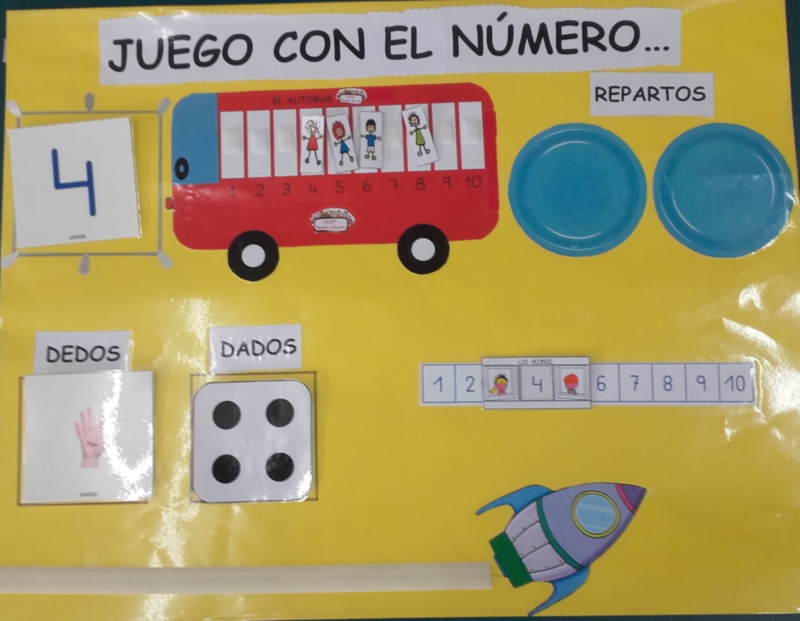 MONSTRUITOS: JUGAMOS CON EL NÚMERO...