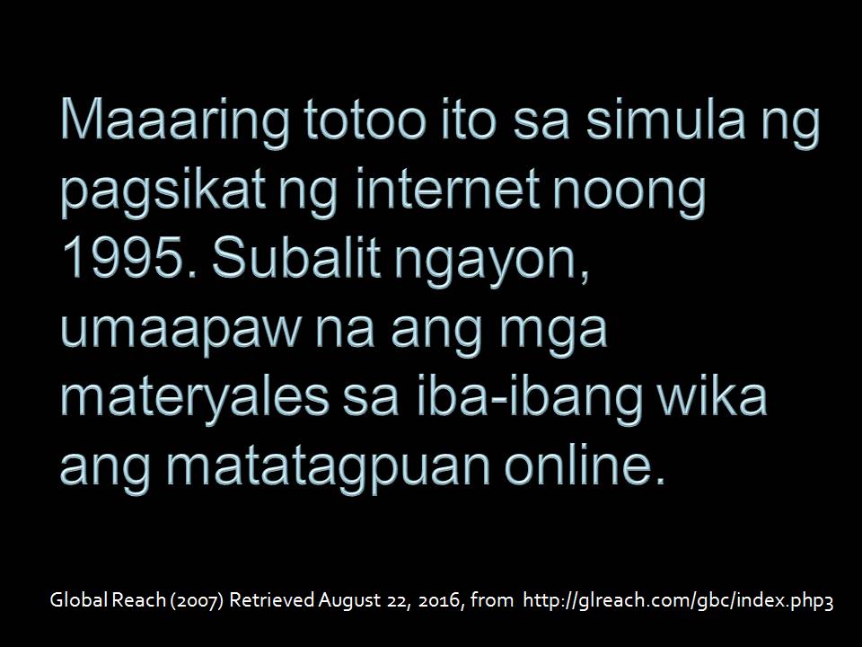 Talakayang Pinoy: Filipino sa Internet at Teknolohiya