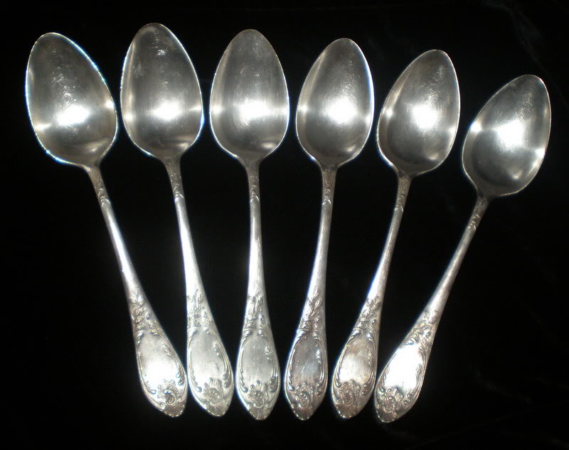 Fossils & Antiques: Russian silver spoon / spoons