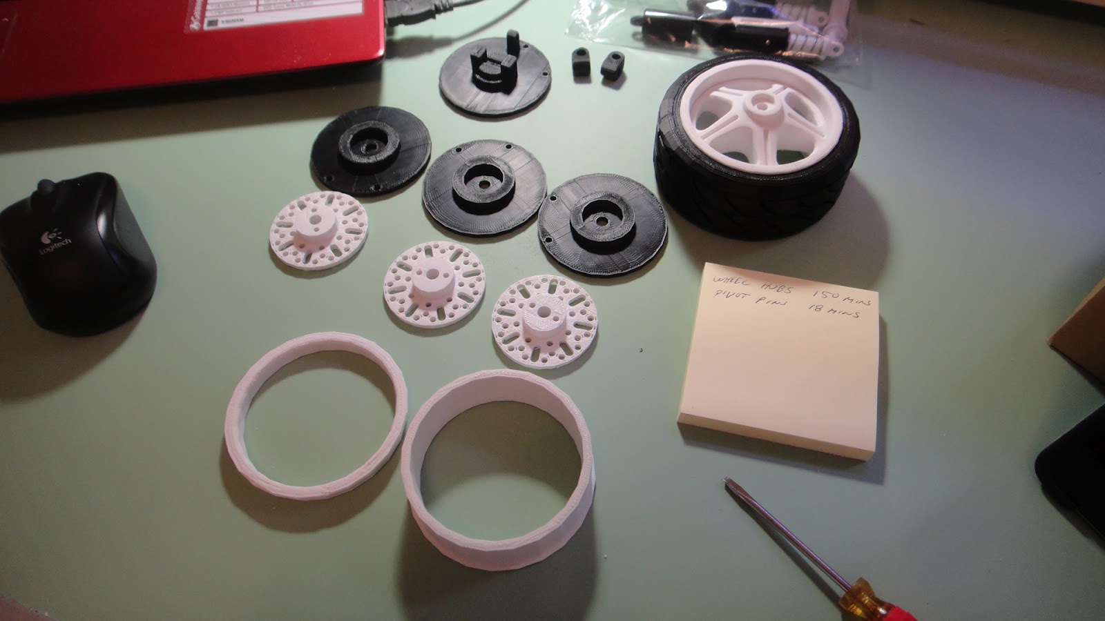 The Tinkers Workshop: Electric Car Model Wheels In The Making
