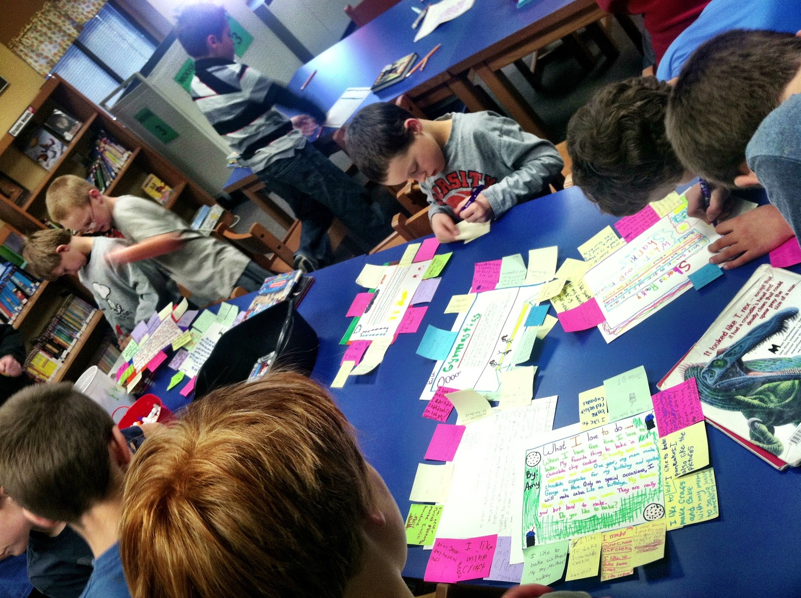 The Library Voice: Paper Blogging With The 4th Graders.....What FUN ...