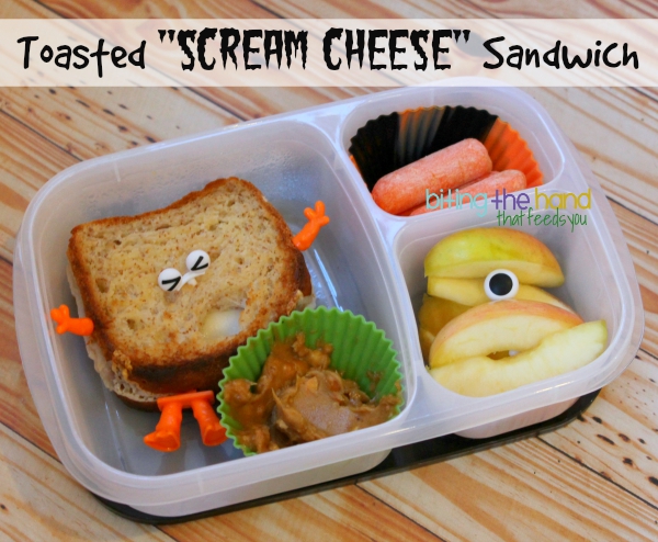 Biting The Hand That Feeds You: Toasted "Scream Cheese" Sandwich