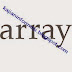Jenis-Jenis Array | Kajian Informasi