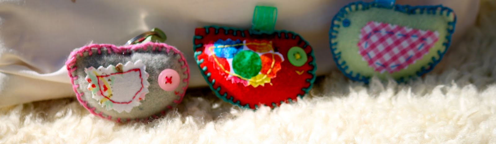 oldpolicehouse: fabulous felt key rings