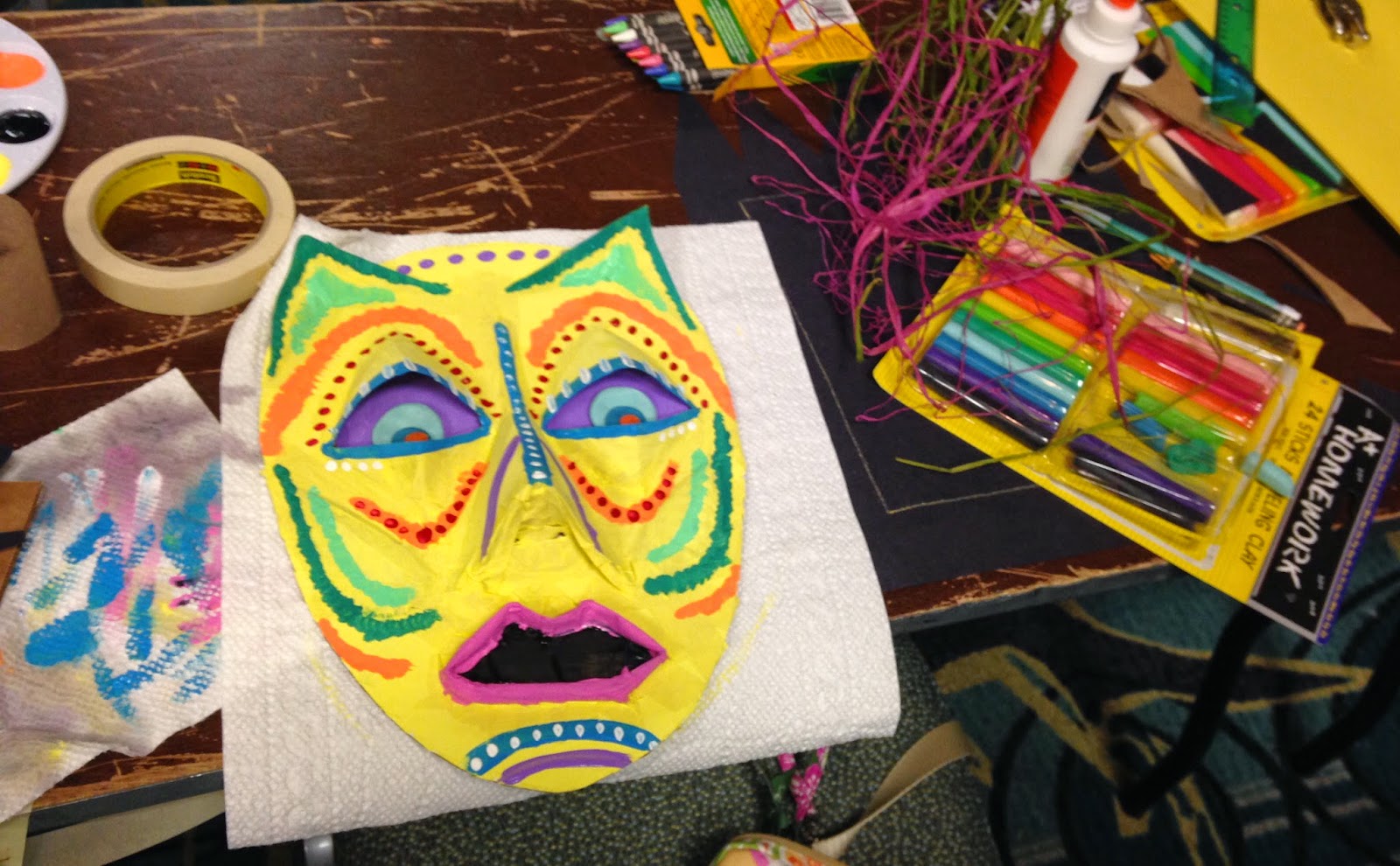 Art Room Blog: Mask Making workshop...
