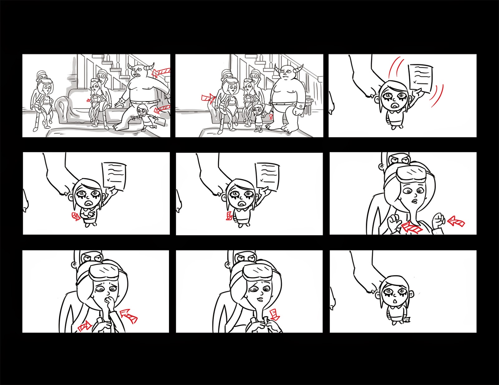 Fernando Servin Storyboard Portfolio: Animation Storyboards