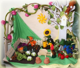 Atelier WOLfjes Wereld: In de moestuin