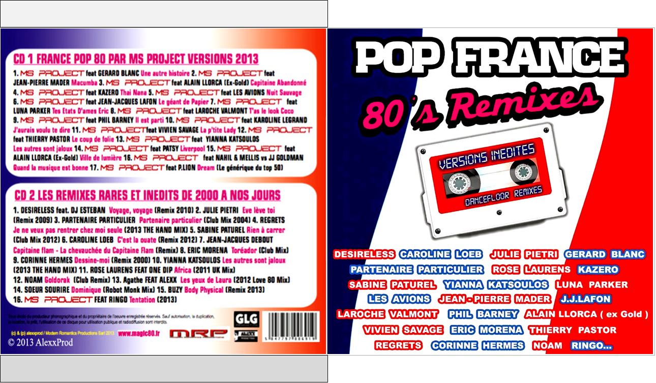 MUSICOLLECTION: POP FRANCE 80'S REMIXES - 2013