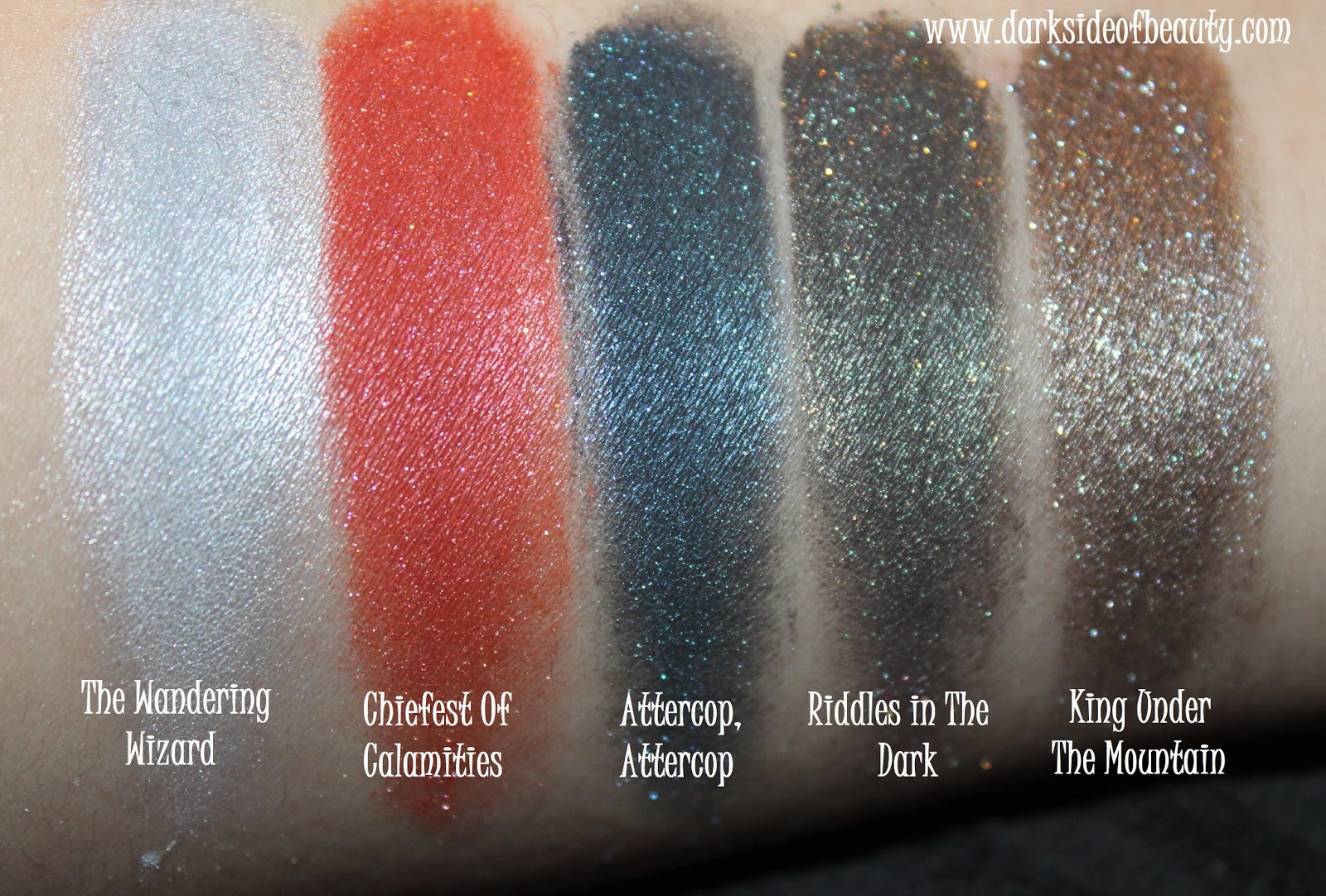 The Dark Side of Beauty: Swatches: Shiro Cosmetics There And Back Again ...