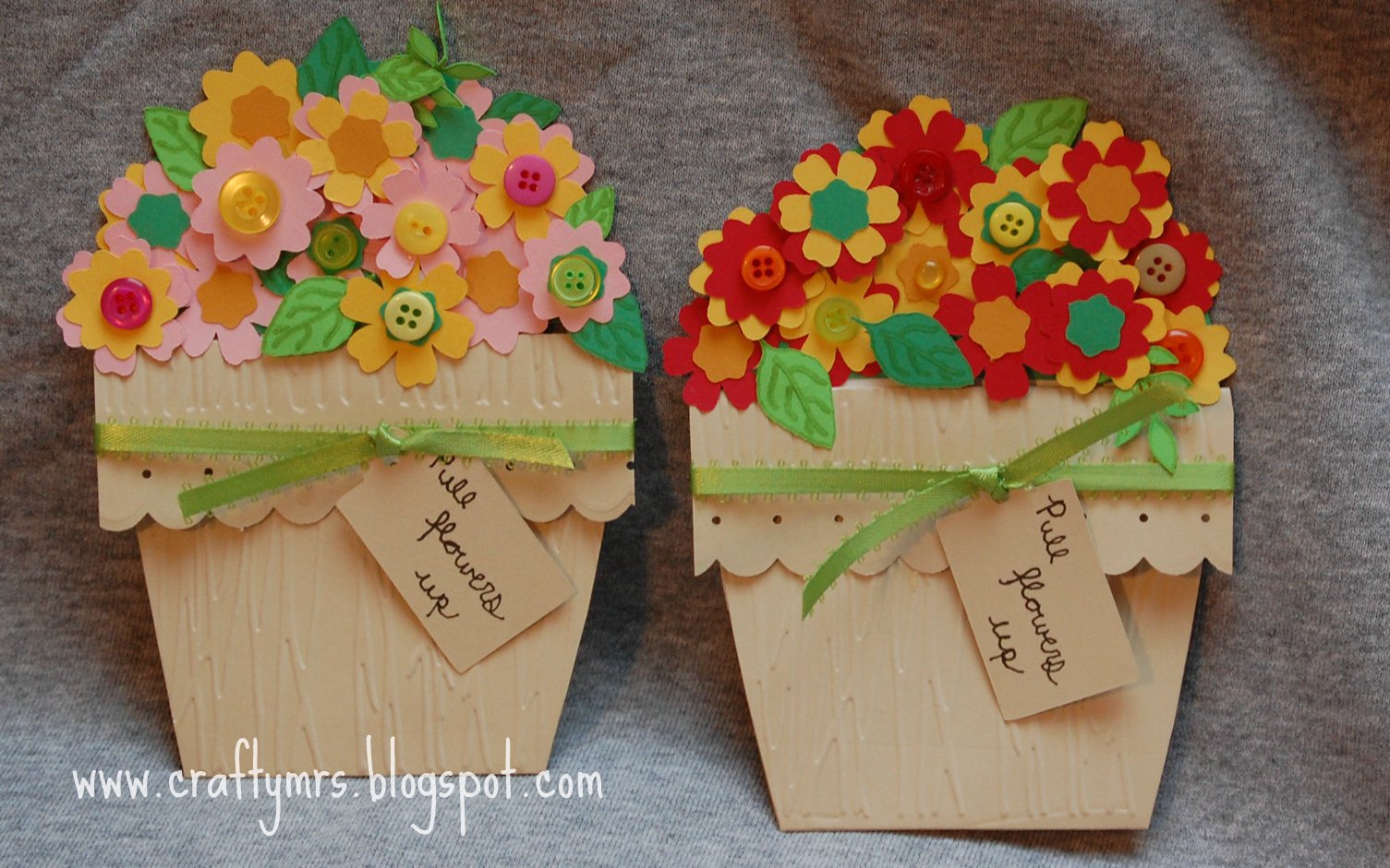 CraftyMrs: Mother's Day Flower Pot Cards