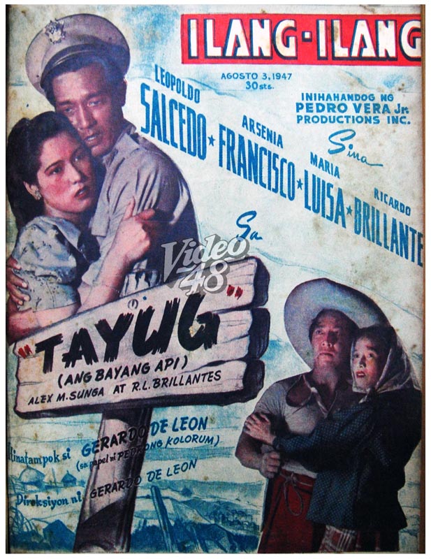 Video 48: POST-WAR ERA TAGALOG MOVIES # 27: LEOPOLDO SALCEDO, ARSENIA ...