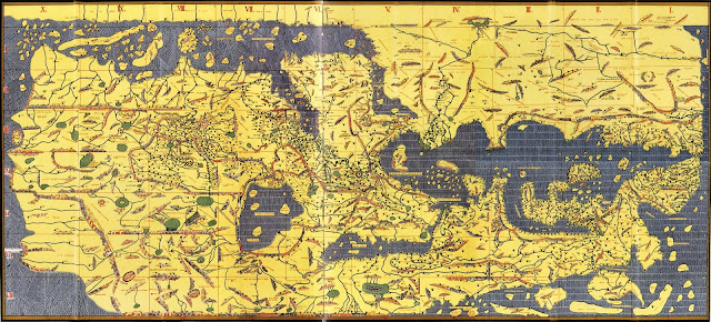 Los Vinos de Cádiz: El mapa de El Idrisi (1154)