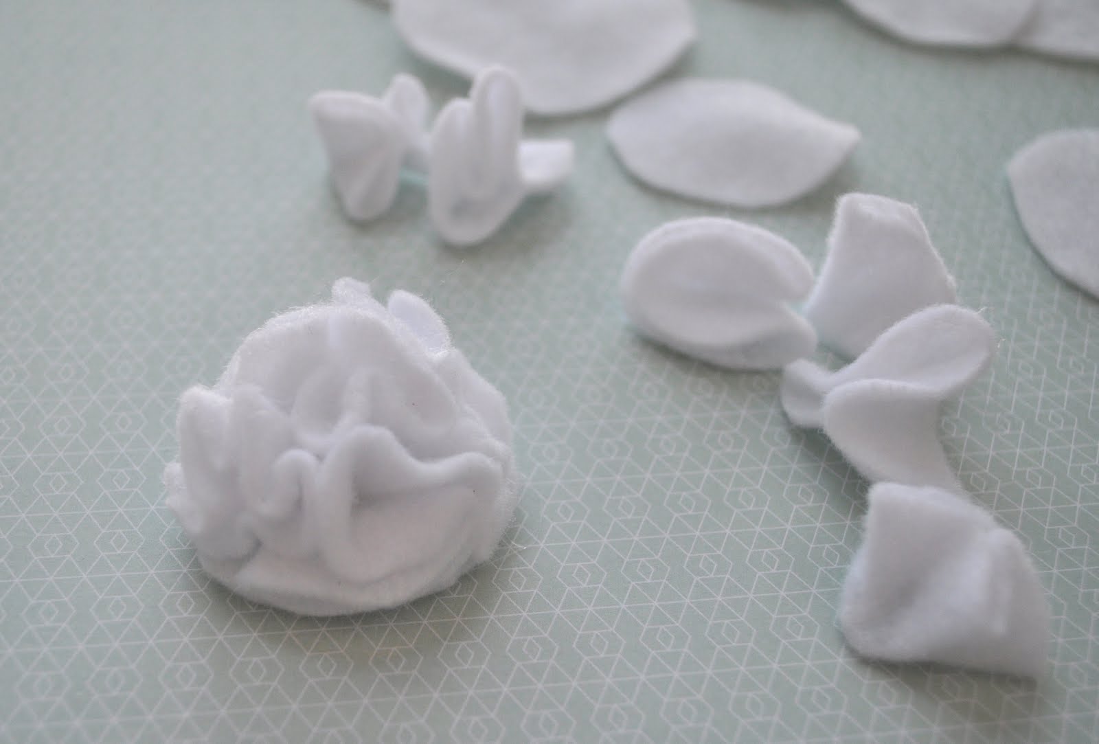 Ruffle Flower Tutorial - The Small Things Blog