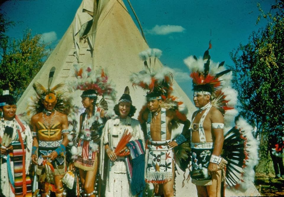 Native American Indian Pictures: Arapaho Indian's Color Photographic ...