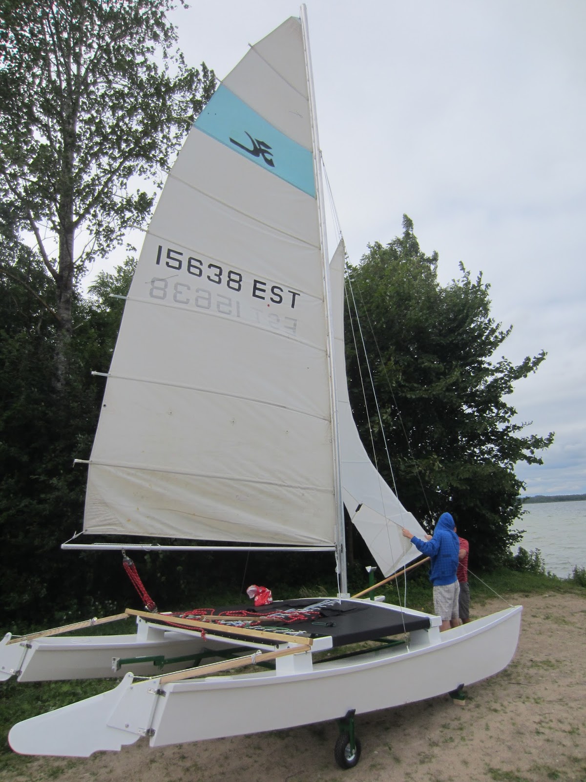Hobby Kat building: First test