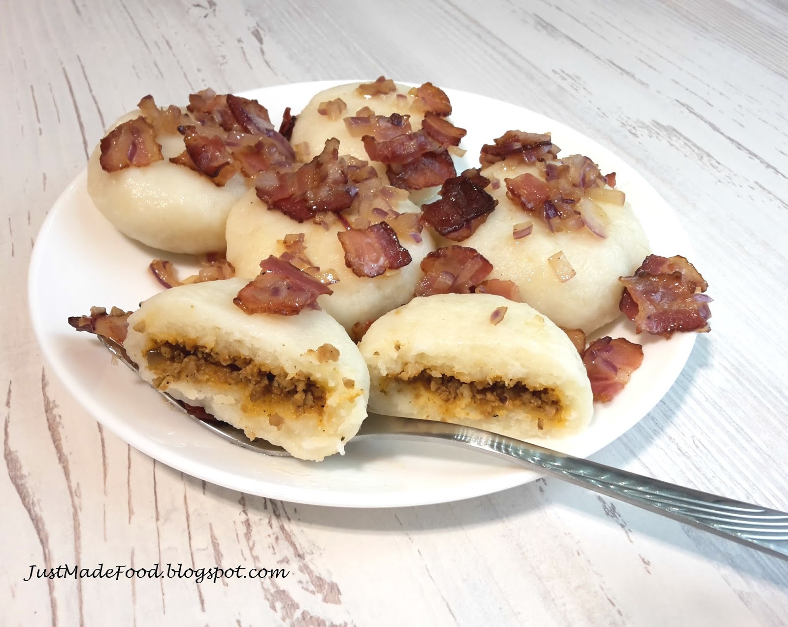 JustMadeFood: Pyzy z mięsem