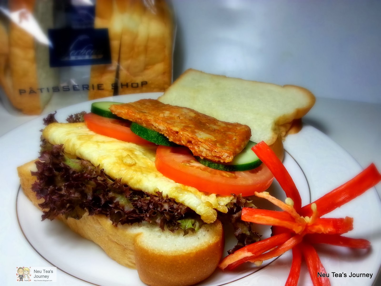 Neu Tea's Journey: Otak-Otak Sandwich with bread from Verbena and Otak ...