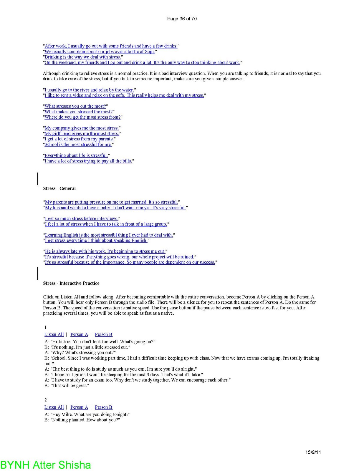 ATTER SHISHA - عطر شیشہ.MANSEHRA : Regular English Lesson Categories