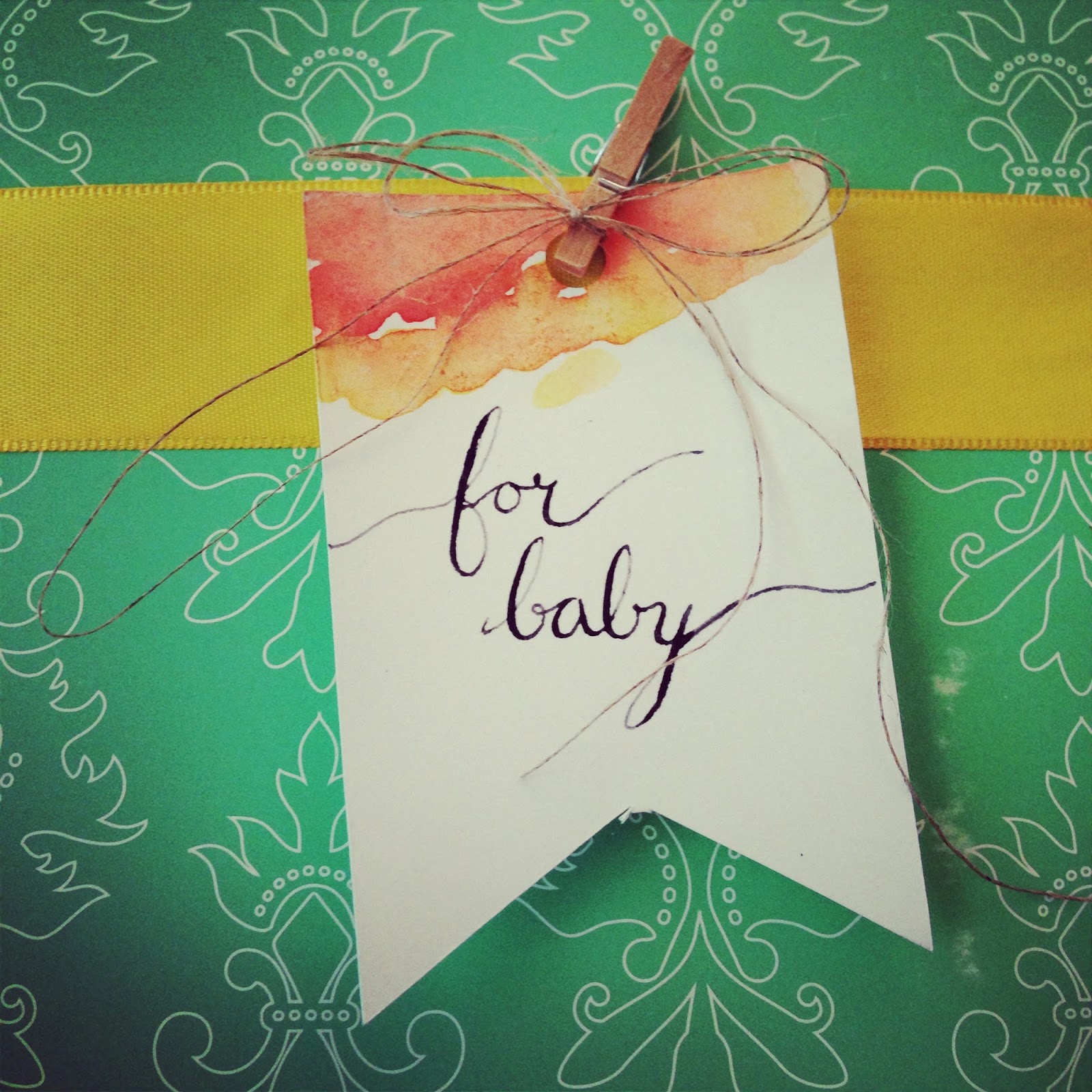 DIY Watercolor Calligraphy Gift Tags - TheseLittleLoves gifting