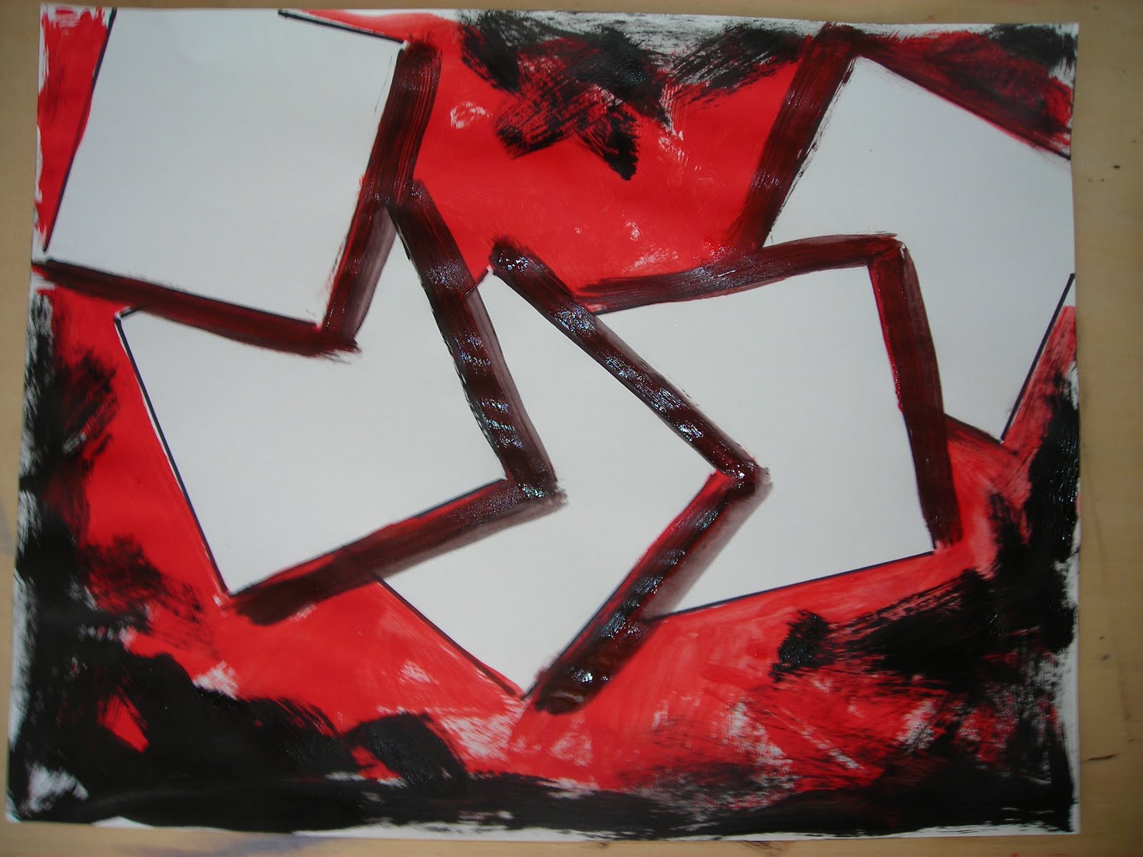 Fine Lines: Overlapping Shapes