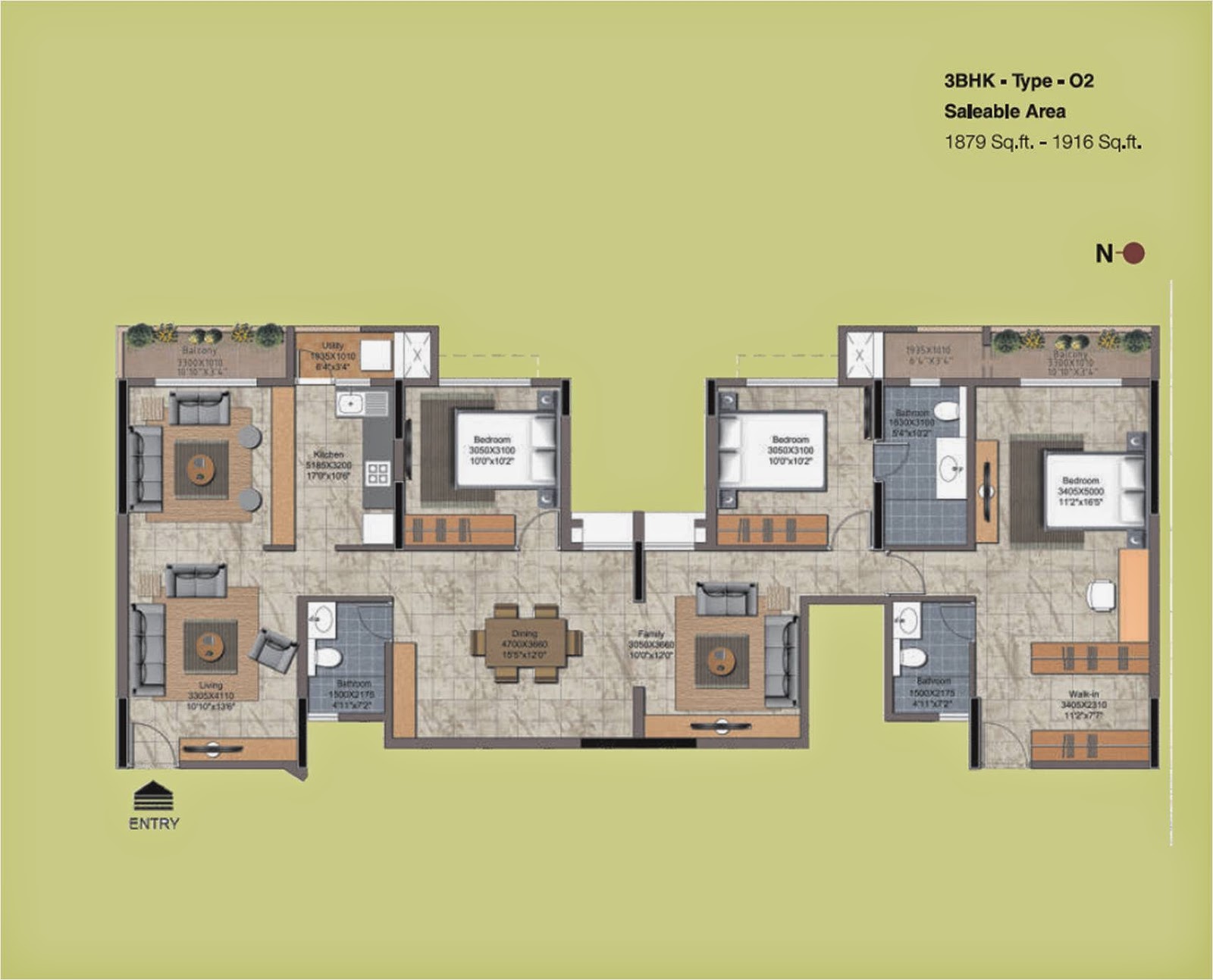 Nitesh One Hyde Park: 3 BHK Residential Apartments at Bannerghatta Road ...
