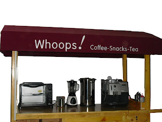 Whoops! Coffee-Snacks-Tea: Whoops! Coffee Cart