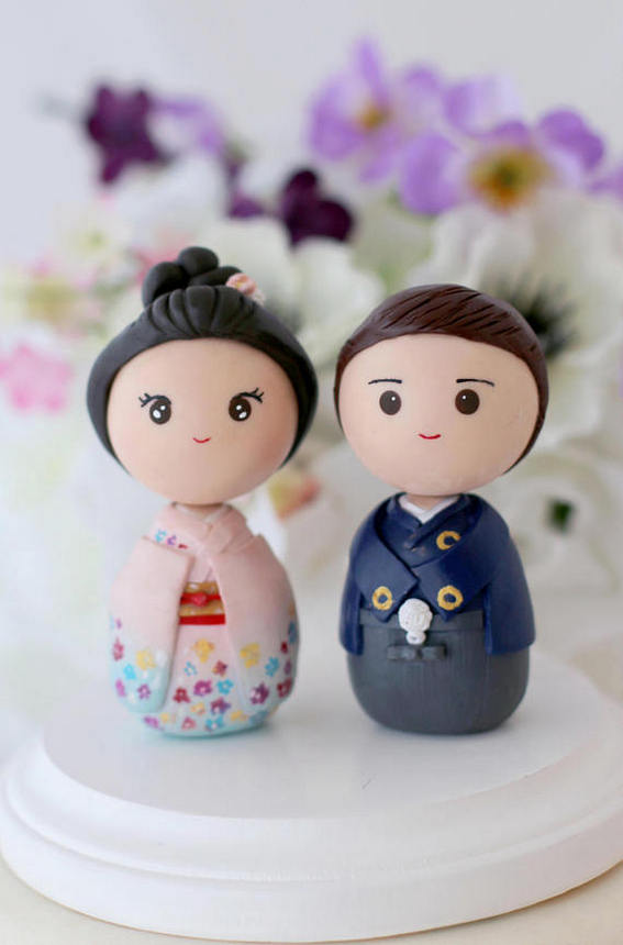 Japanese Wedding Cake Topper Wedding Cake Topper ...