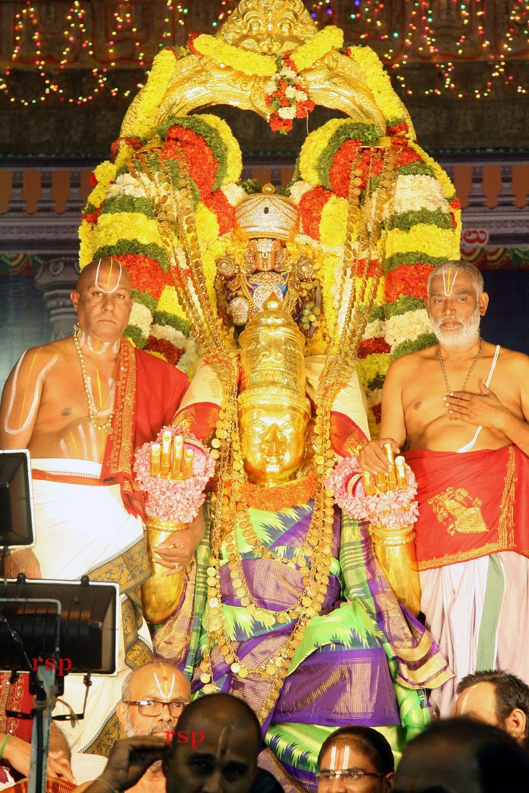Malayappa Rides on Garuda Vahanam on Deva Deepavali Day - rspnetwork.in