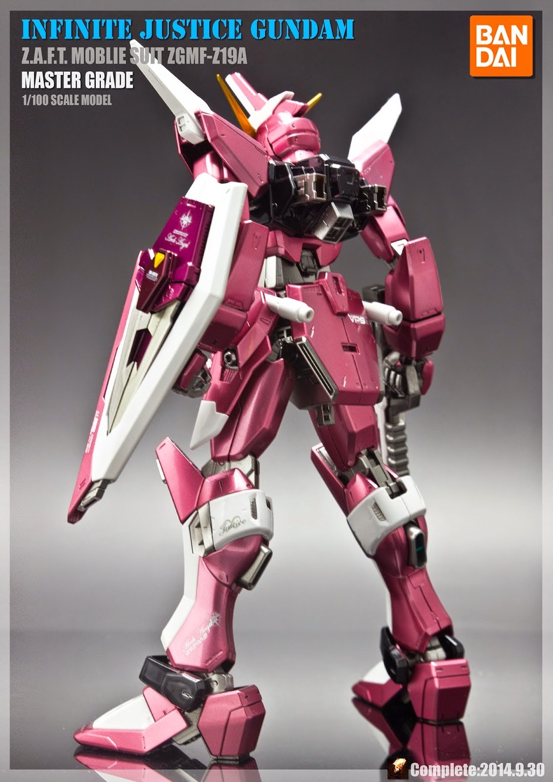 Gundam Family: MG 1/100 Infinite Justice Gundam Painted Build