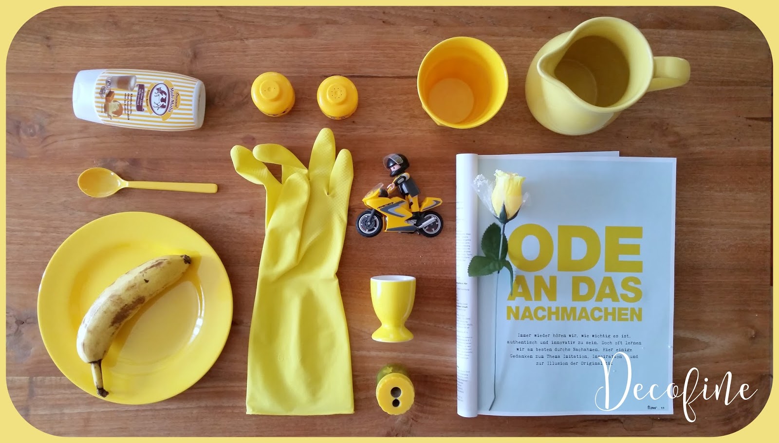 Saumwerk: 5 Minuten Collage März - GELB