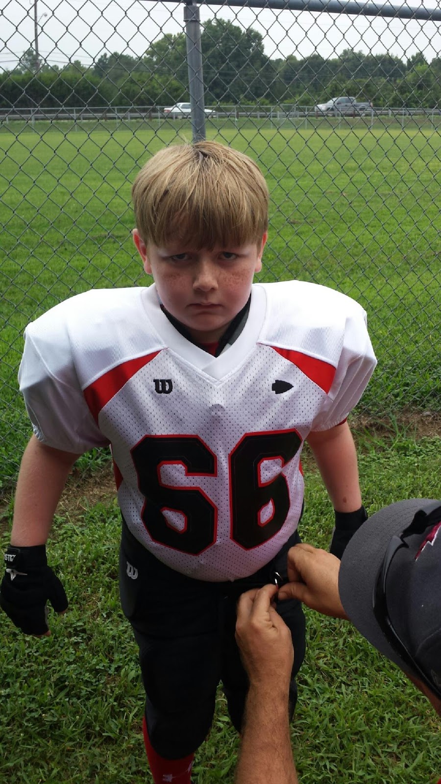 2013 "THOMPSON WARRIOR 80LB RED TEAM": PLAYERS