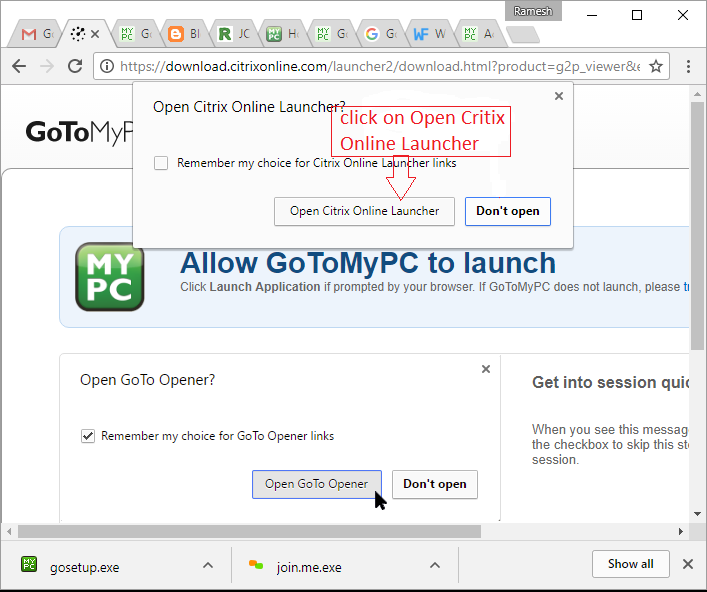 GOTOMYPC - RAMESH'S BLOG