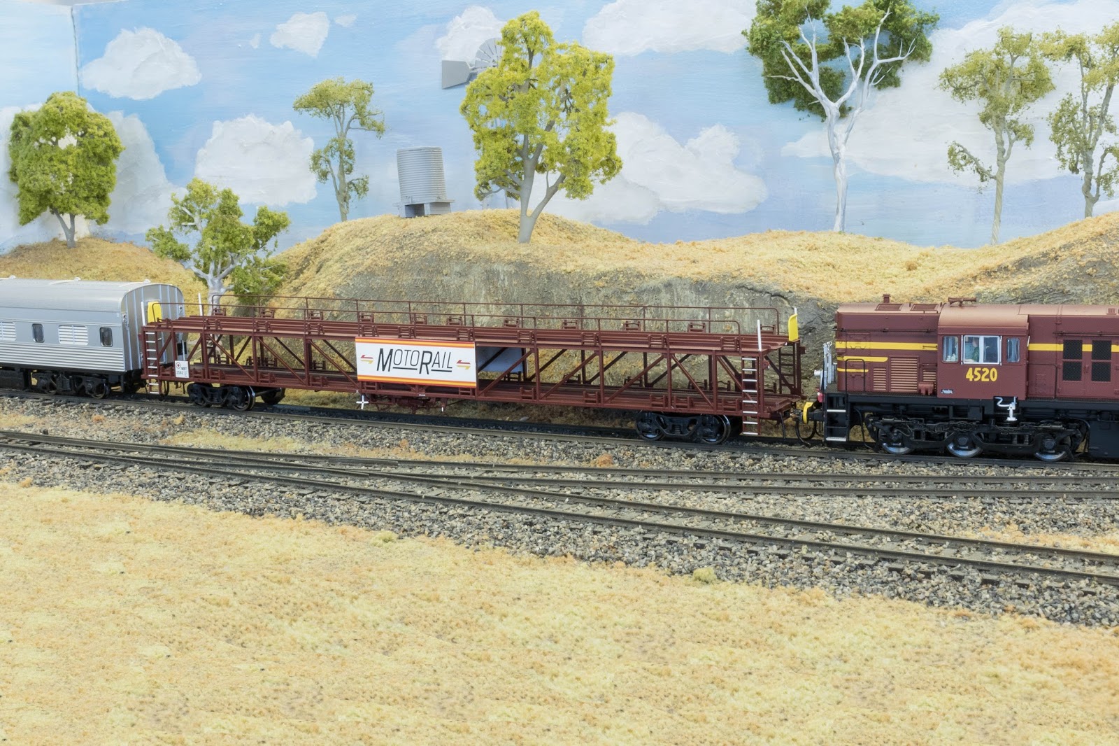 Big Dirty Freight Trains: Auscision MBY Car Carrier Wagon