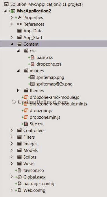 Dragndrop File Uploads In Asp Net Mvc Application Using Dropzonejs