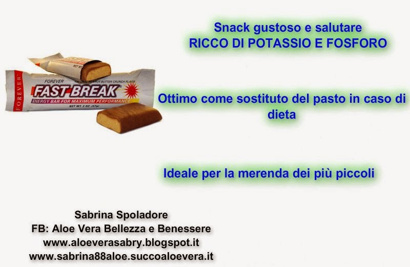 aloeverasabry: FAST BREAK SNACK GUSTOSO E SALUTARE FOREVER