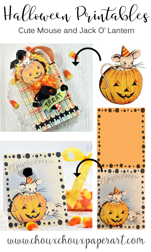 Lori Hairston: Halloween Mouse & Jack O' Lantern