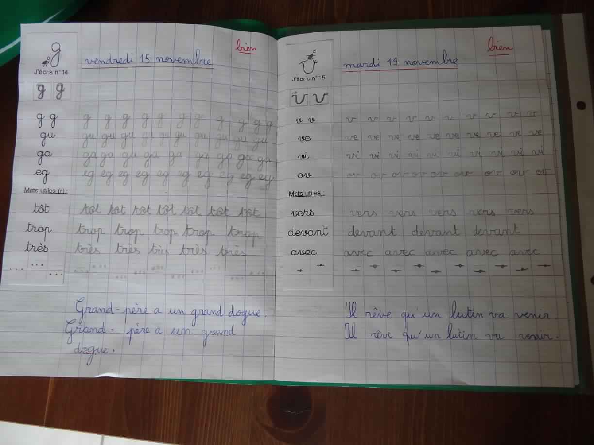 une nouvelle idée pour les cahiers d'ecriture - موارد المعلم