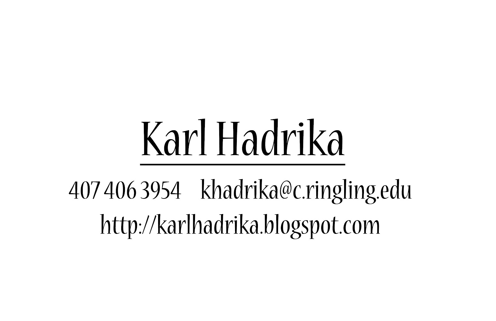 Karl Hadrika's Bloggy Blog: Portfolio and Reel 2012