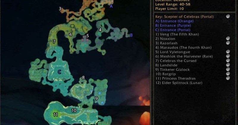 Guias de Wow en español: Maraudom (Mapa)