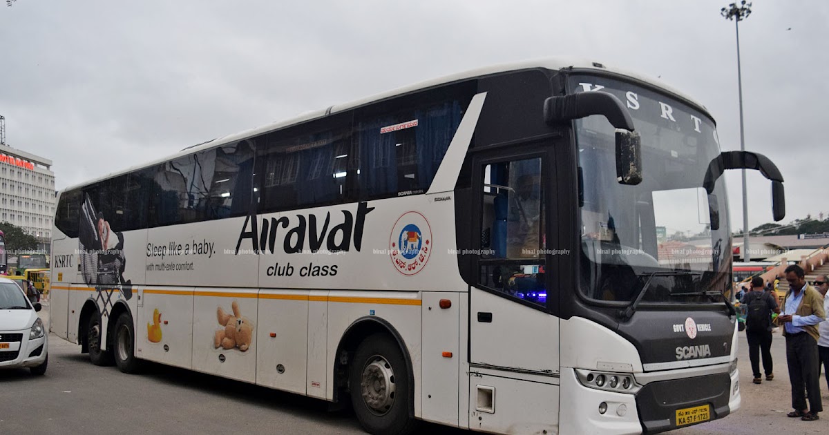 Thrissur to Bengaluru: Airavat Club Class Scania